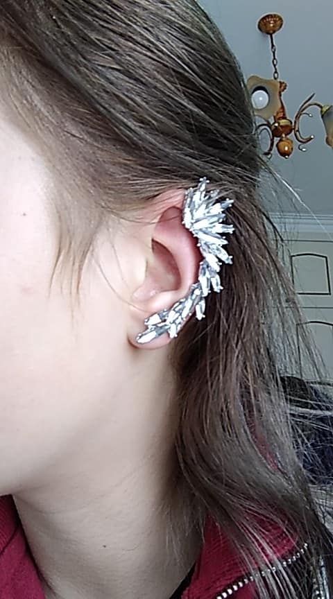 Right Ear Crystal Rhinestone Cuff Wrap | Always New Jewels